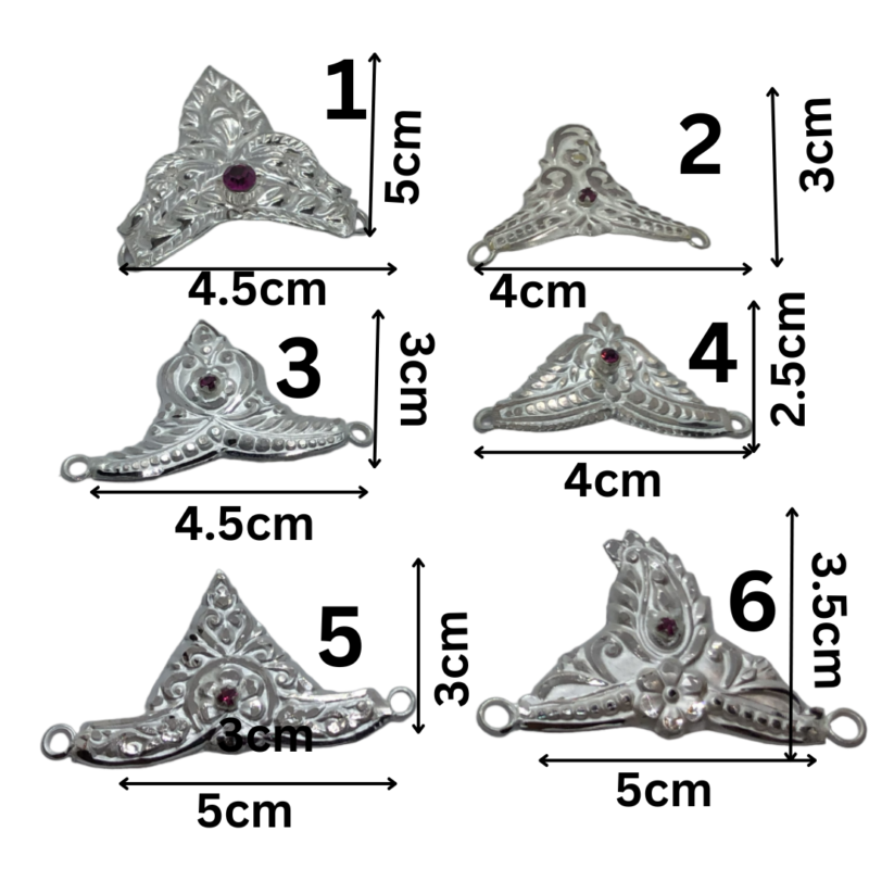 2 inch Traditional Silver Mukut/Crown for 3-4size Deity/Idol / Dev-Devi ...