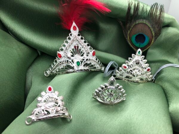 Silver Fancy Mukut Different size Different DEsign - Gahenaz Silver ...