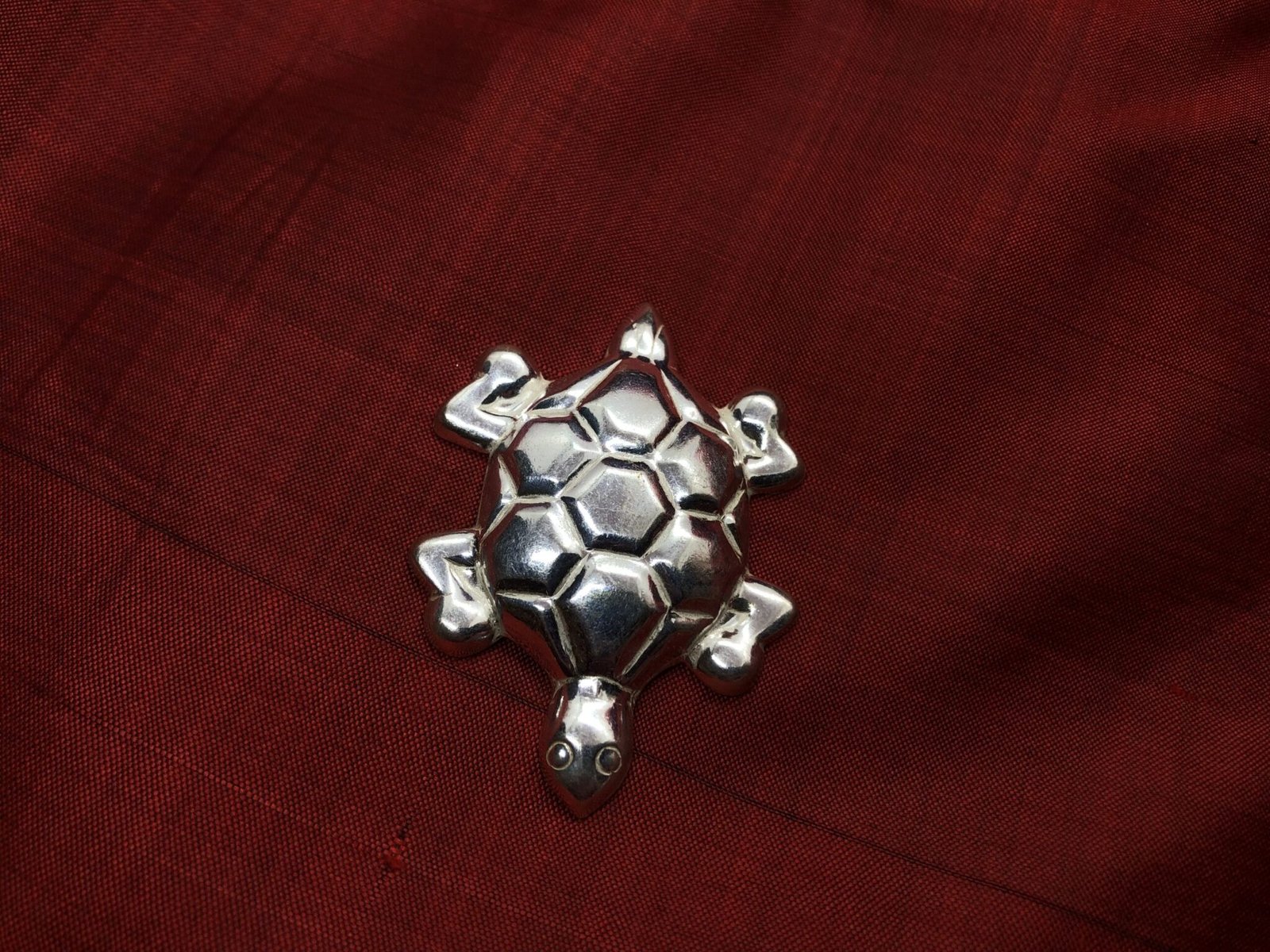 Gahenaz Silver Tortoise (Turtle) For Home Temple, Divine God Idol For ...