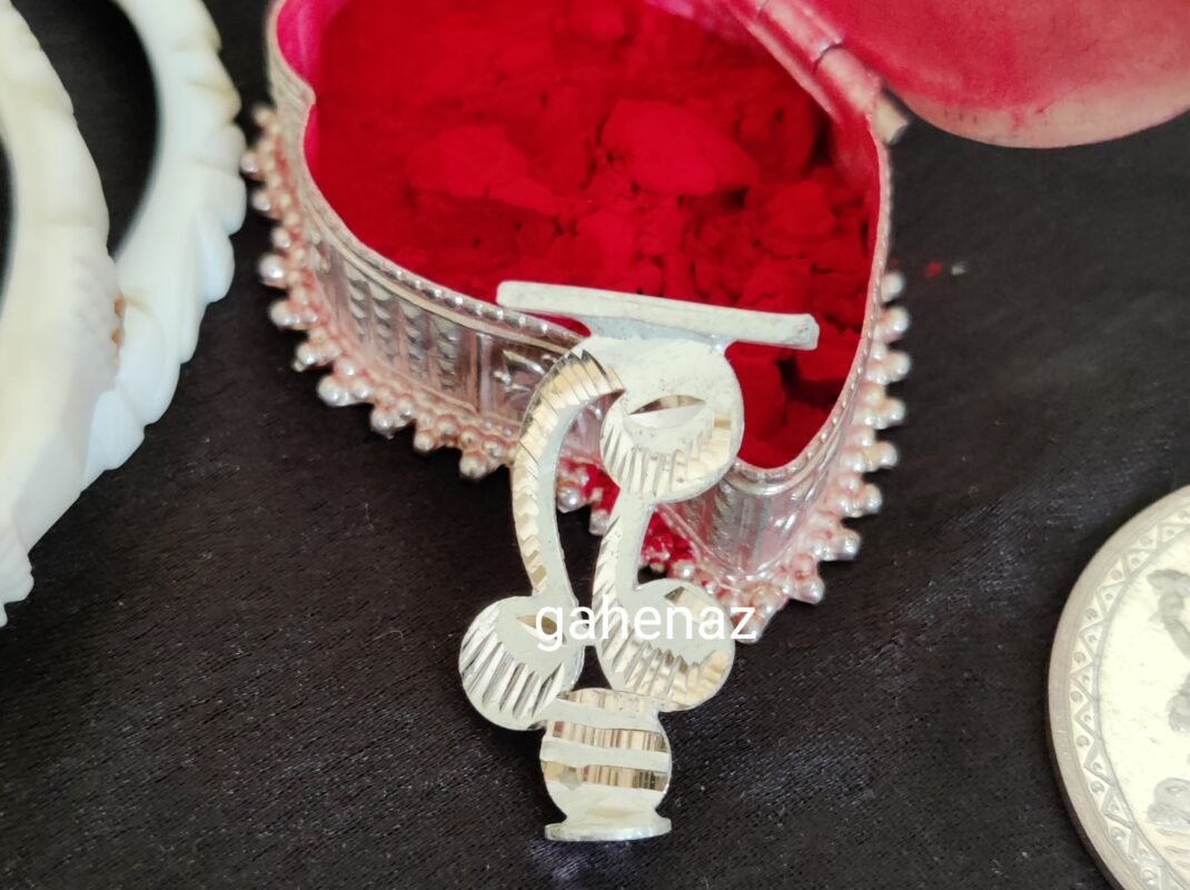 Silver Sindoor Kathi/ Stick, Applicator/Tipkathi/Kumkum Bindi Stick