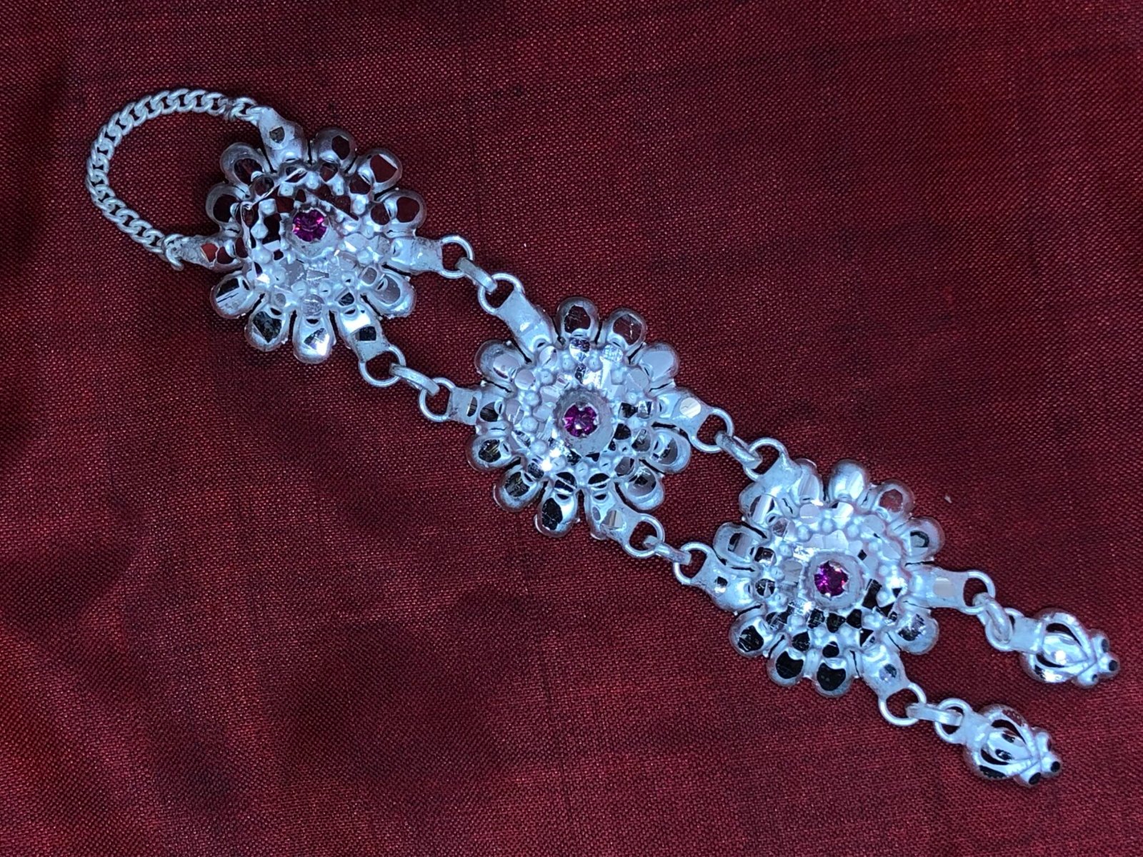 Gahenaz Silver Timeless Chand Mala / Chandmala Design 1