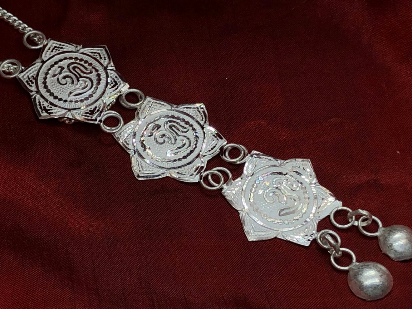 Gahenaz Silver Enchanting Chand Mala / Chandmala Design 2