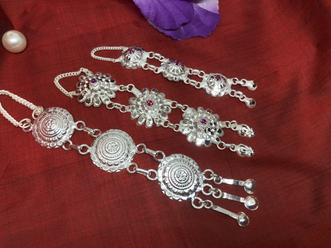 Gahenaz Silver Timeless Chand Mala Design 1