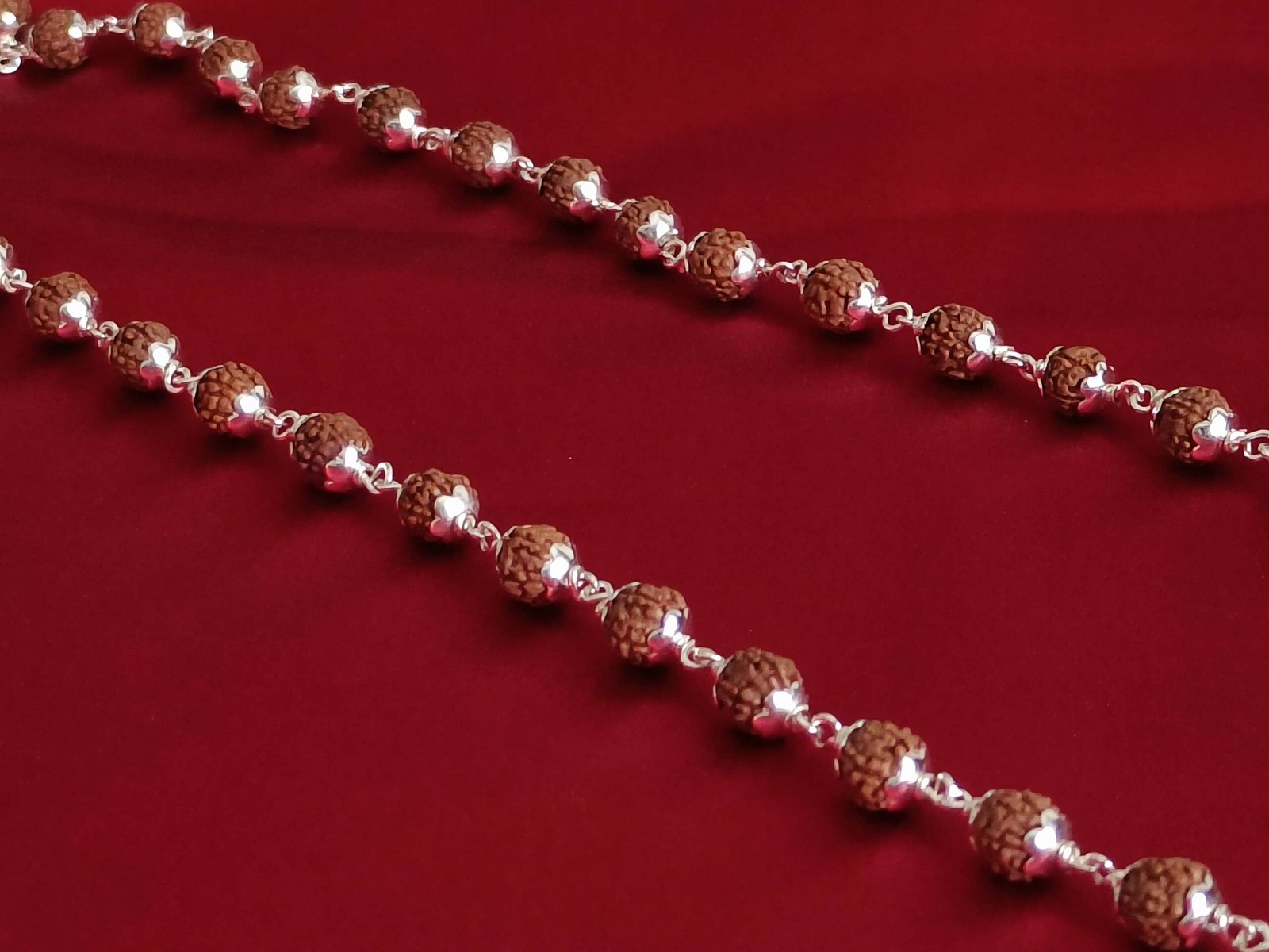 Rudraksha Mala / Har - Gahenaz Silver: Timeless Elegance In Handcrafted ...